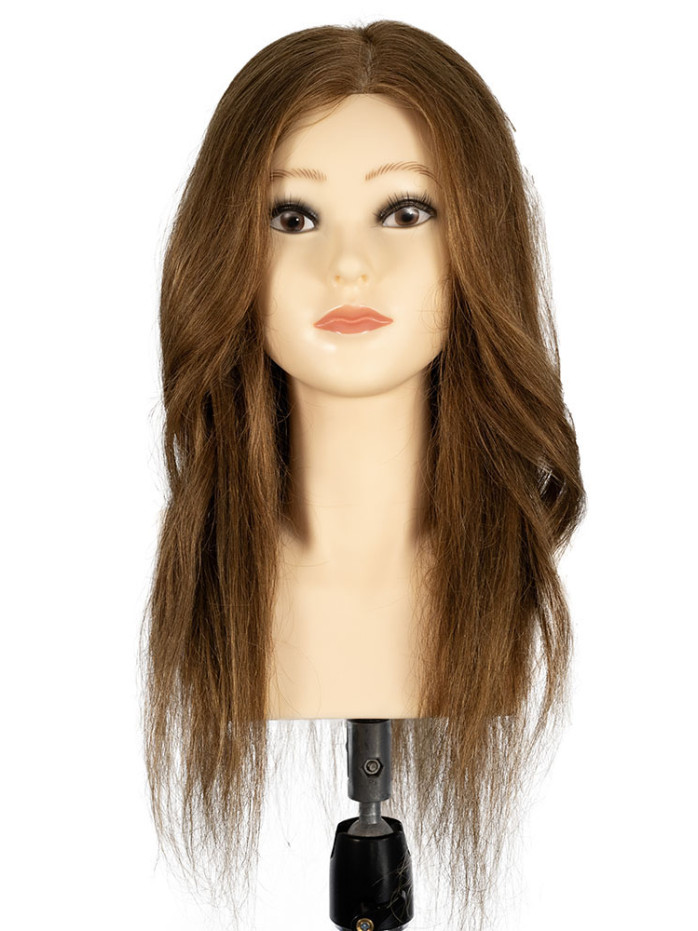 Les têtes malléables professionnelles cheveux 100% naturels