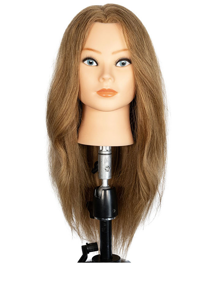 Les têtes malléables professionnelles cheveux 100% naturels