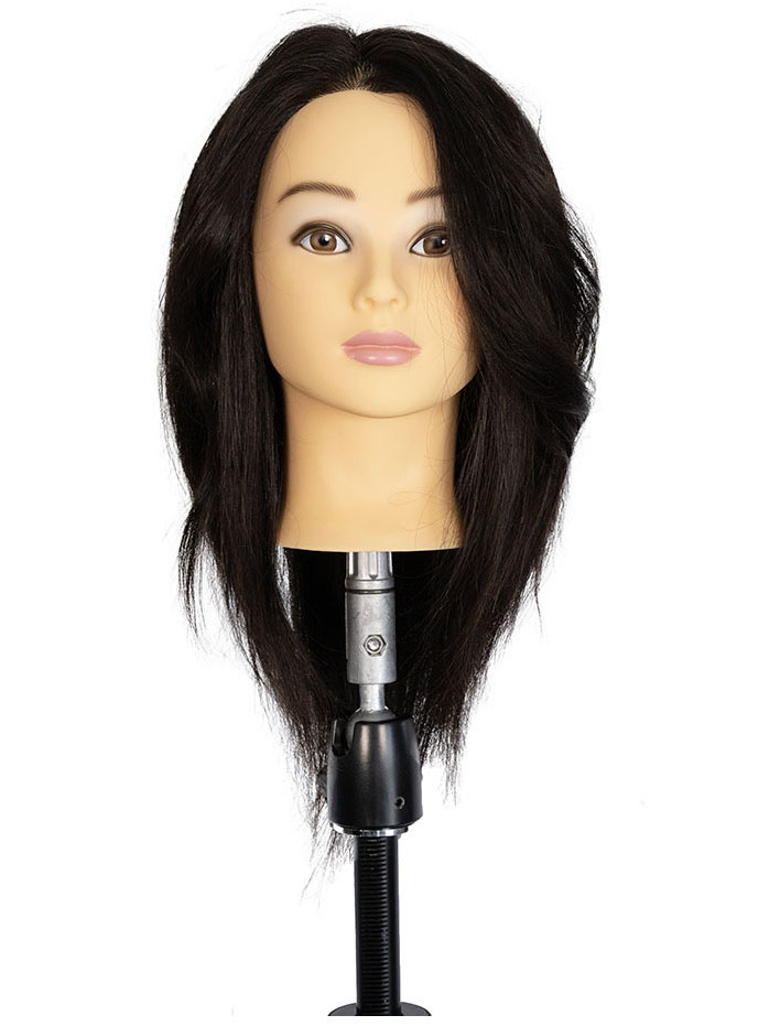 Les têtes malléables professionnelles cheveux 100% naturels